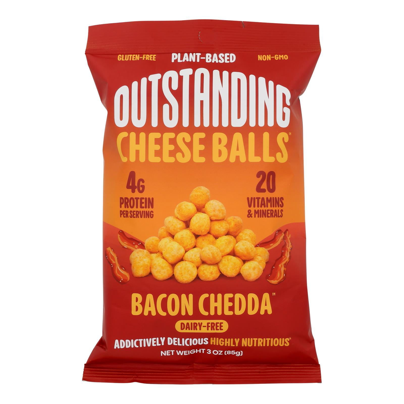 Outstanding Foods - Cheese Balls Bacon - Case of 8-3 OZ - Walmart.com