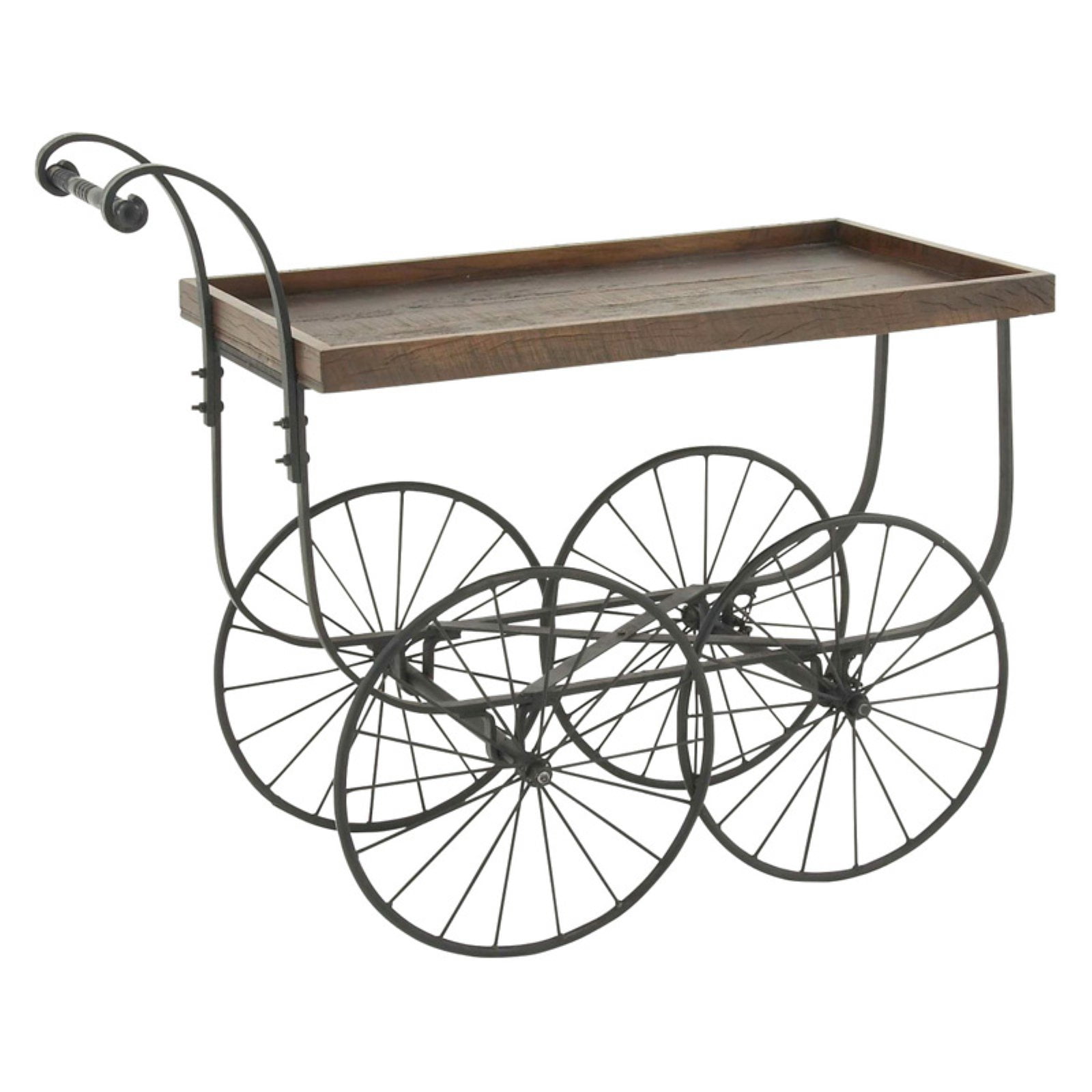 Outstanding Metal Wood Village Cart - Walmart.com