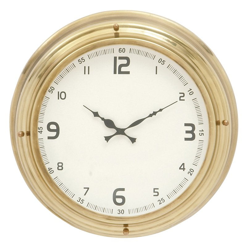 Outstanding Stainless Steel Wall Clock - Walmart.com