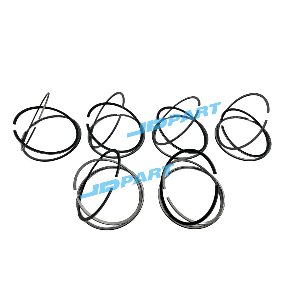 Outstanding quality 6 PCS 6HE1 Piston Rings Set For Isuzu Diesel Engine ...