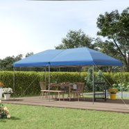 Outsunny 7FT Outdoor Grill Gazebo, Sun Shade BBQ Canopy with Servings ...
