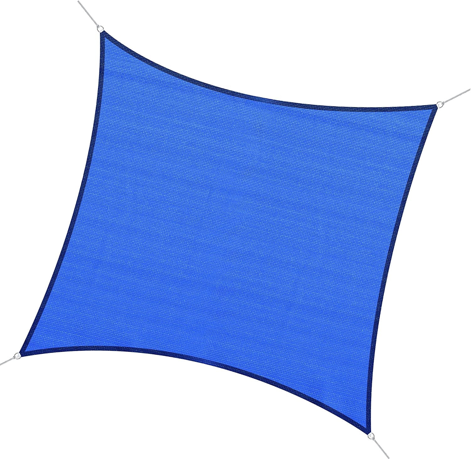 Outsunny 24' x 24' Sun Shade Sail Canopy Outdoor Shade Sail Cloth for ...