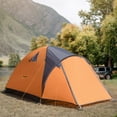 Outsunny Portable 3-4 Person Waterproof Rain Camping Tent with Carrying ...