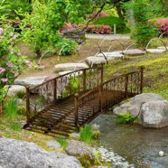 Outsunny 5ft Outdoor Wooden Garden Bridge, Backyard Pond Landscape ...