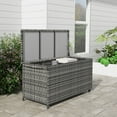 Outsunny Outdoor Container: 83 Gallon Deck Box, Large Storage Chest on ...