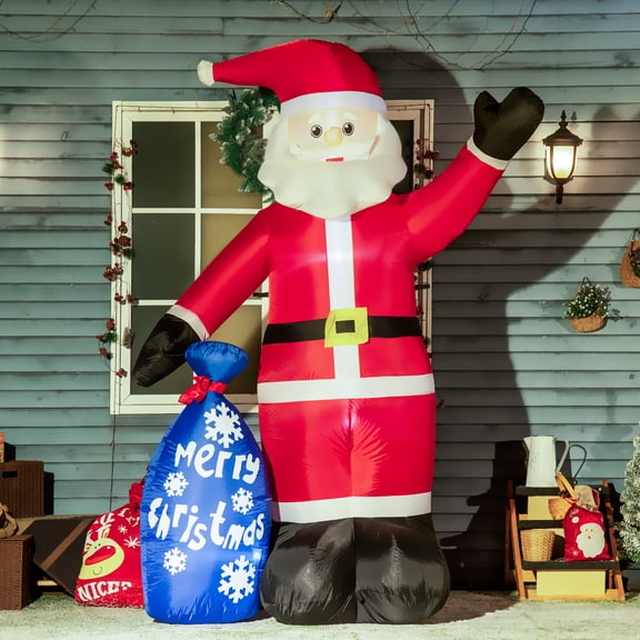 Ktaxon Snowman Christmas Lighted Outdoor Decoration for Holiday Lawn ...