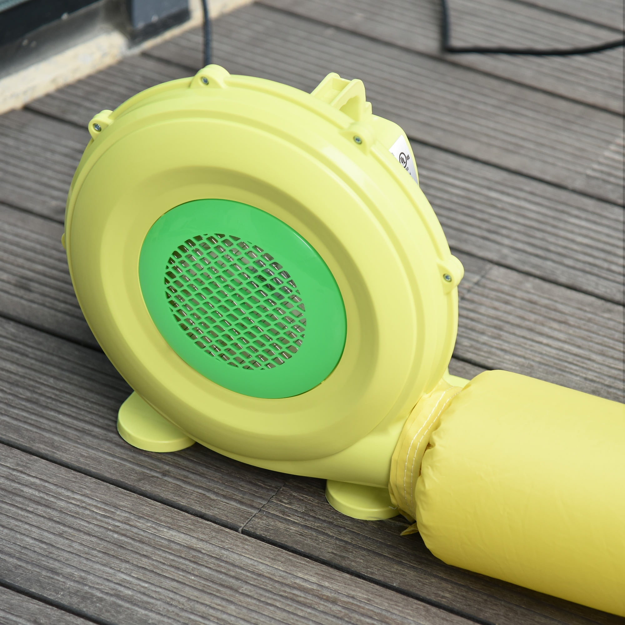 Outsunny Bounce Air Blower for Inflatable House 450-Watt Electric Fan ...
