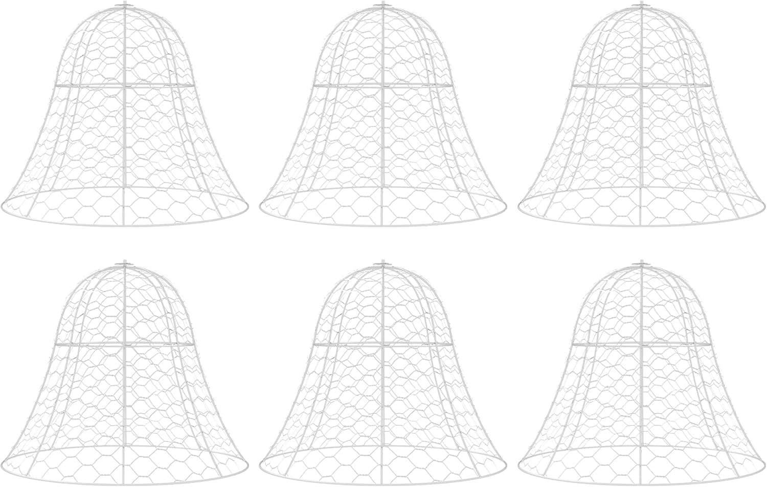 Outsunny Garden Chicken Wire Cloche, 16" x 13" Stackable Animal Plant ...