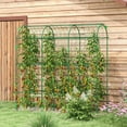 "Outsunny Large Metal Garden Trellis for Climbing Plants & Flowers ...