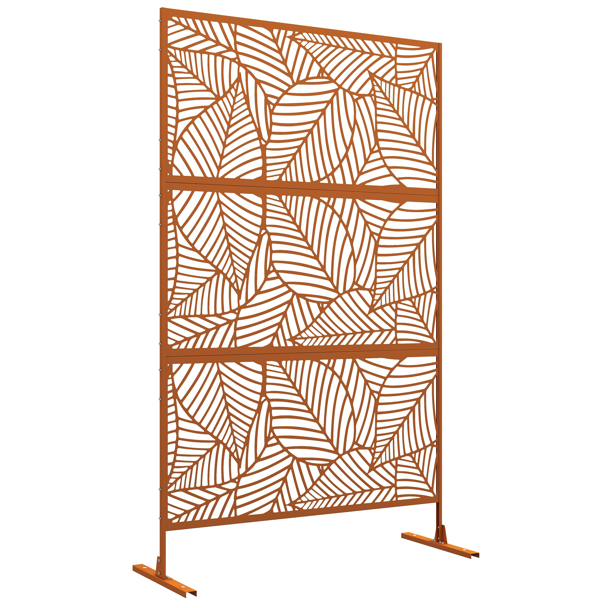 Mainstays 76"H Palm Metal Outdoor Privacy Screen - Walmart.com