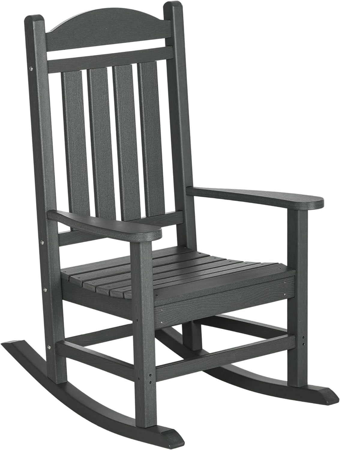 Outsunny Outdoor Rocking Chair, All Weather-Resistant HDPE Rocking ...