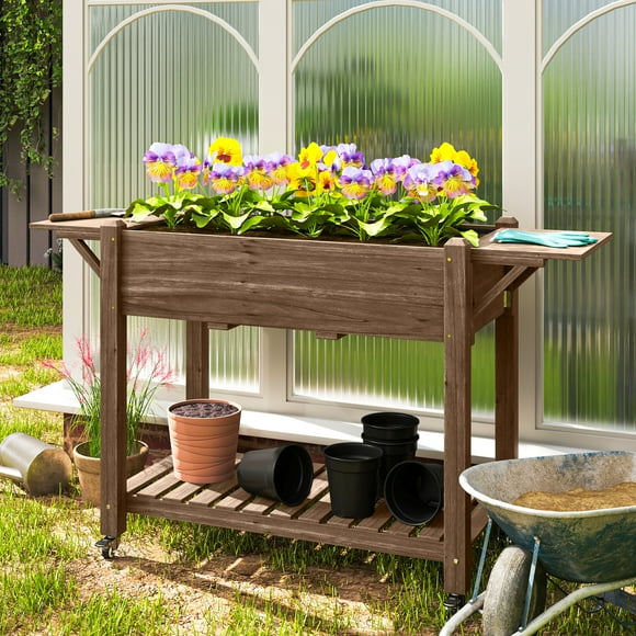 Raised Bed Garden Table
