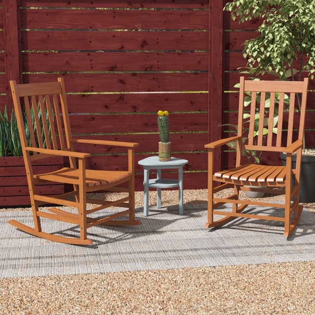 Outsunny Patio Furniture: Weather-Resistant Balcony Rocking Chair Set ...