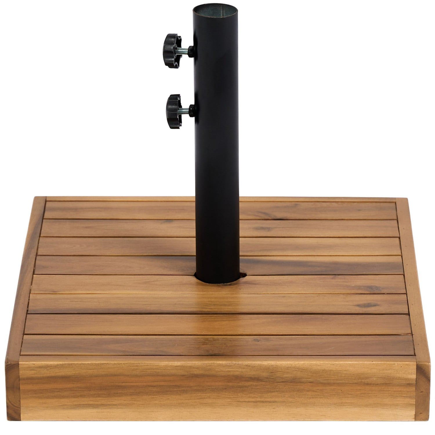 Outsunny Square Patio Umbrella Base 42 lbs Concrete Heavy Duty Umbrella ...