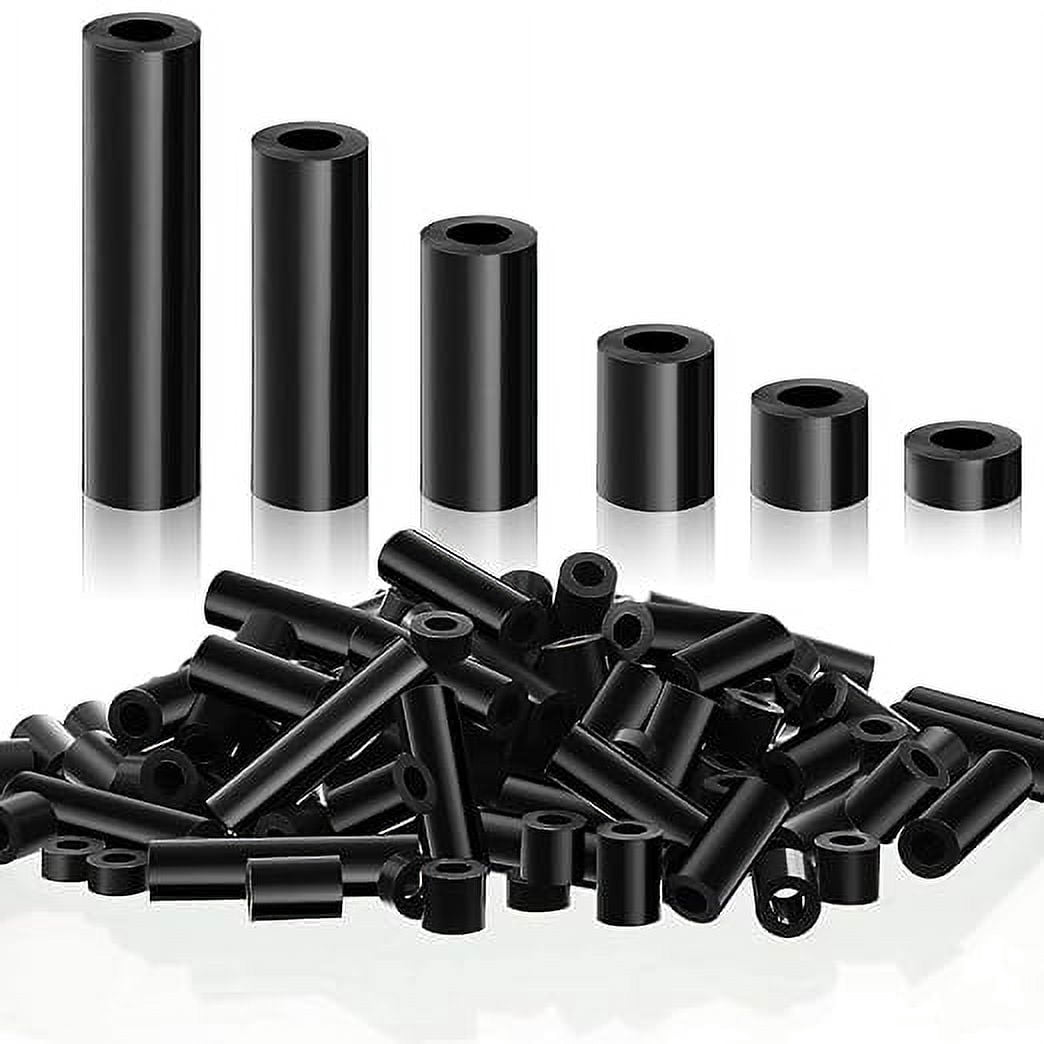 Outus 120 Pieces Outlet Screw Spacers Rubber Round Spacer for ...