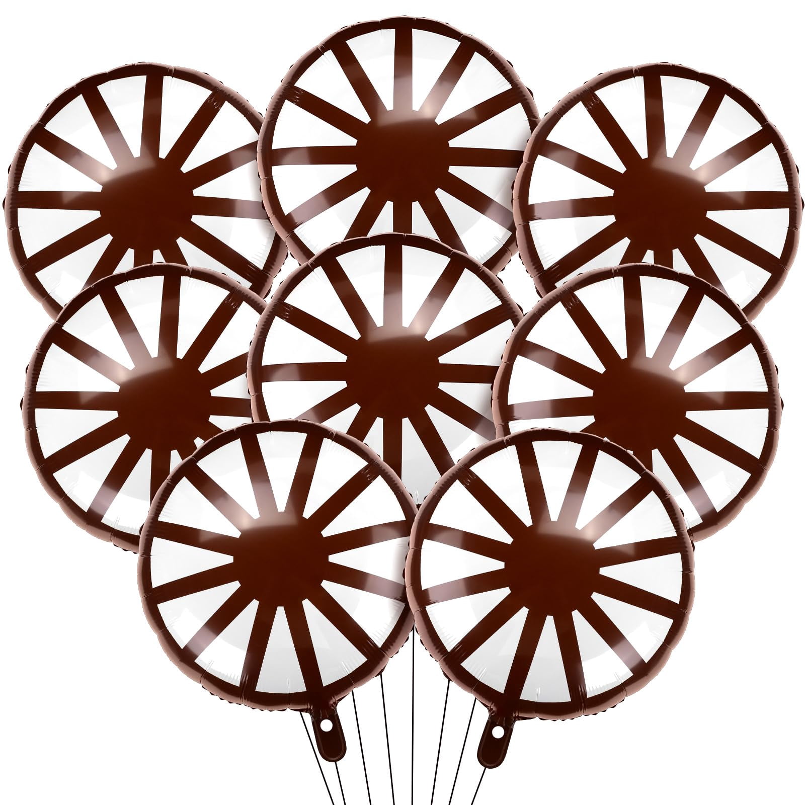 Outus 8 PiecesTRDN Western Party Decorations Cowboy Wagon Wheel ...