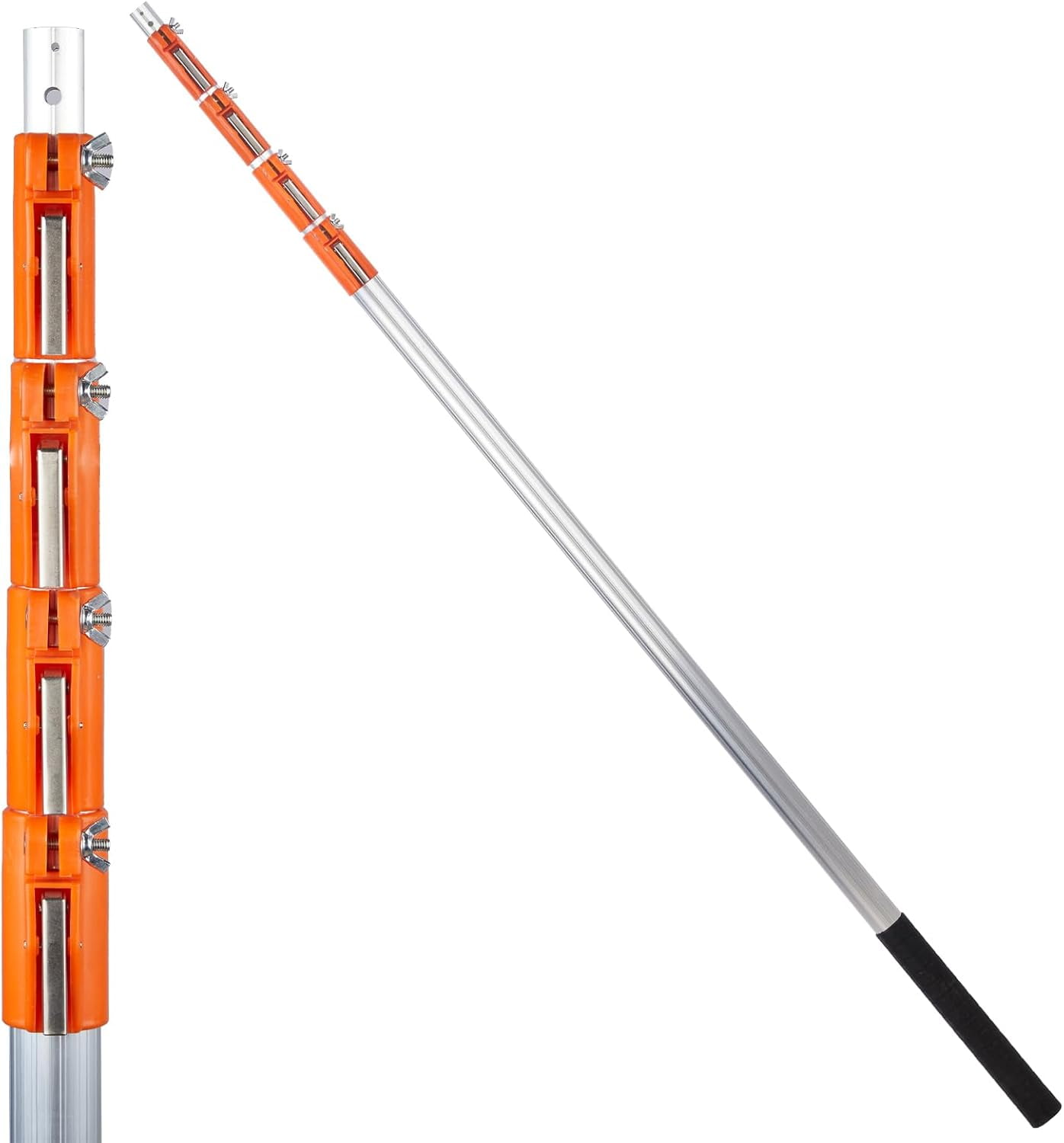 Outvita 4-24FT Telescopic Extension Pole, Sturdy Aluminum Alloy Multi ...