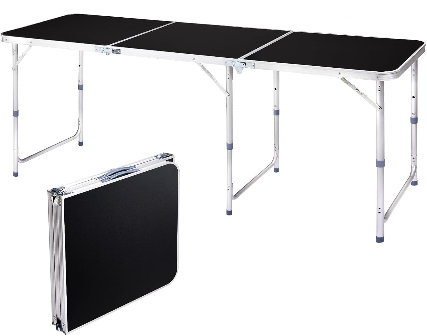 Outvita 6ft Portable Folding Camping Table, Outdoor Waterproof ...
