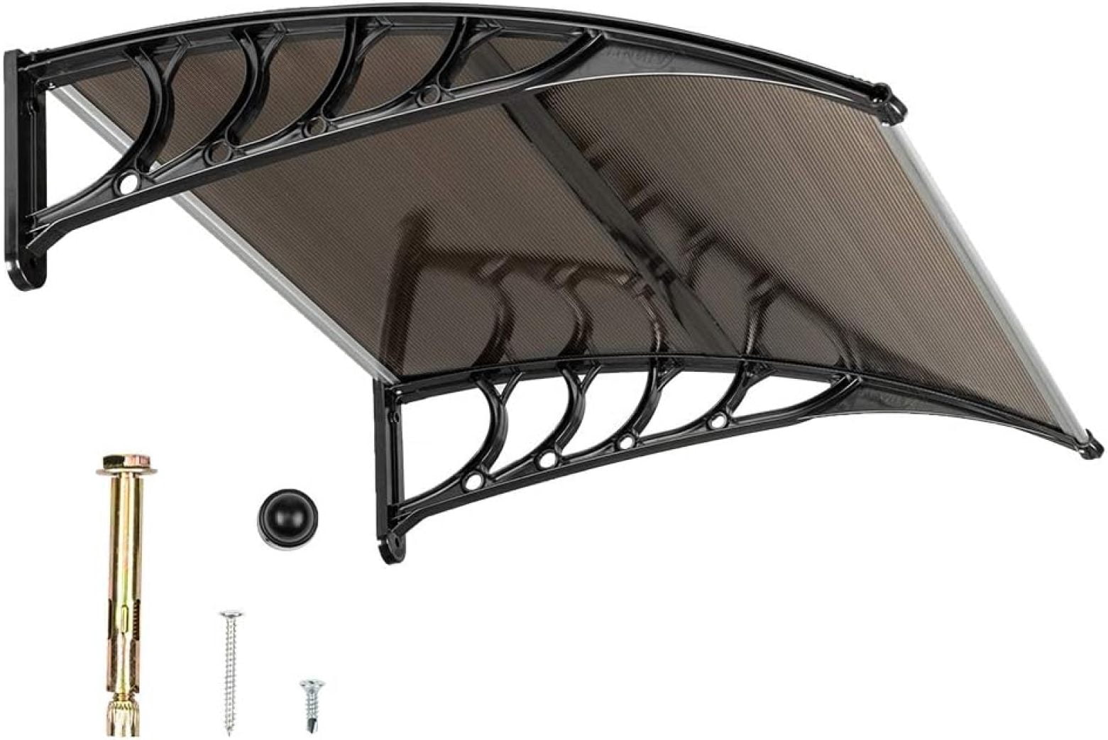 Outvita Window Awnings for Doors Canopy 40''x40'', Polycarbonate Cover ...