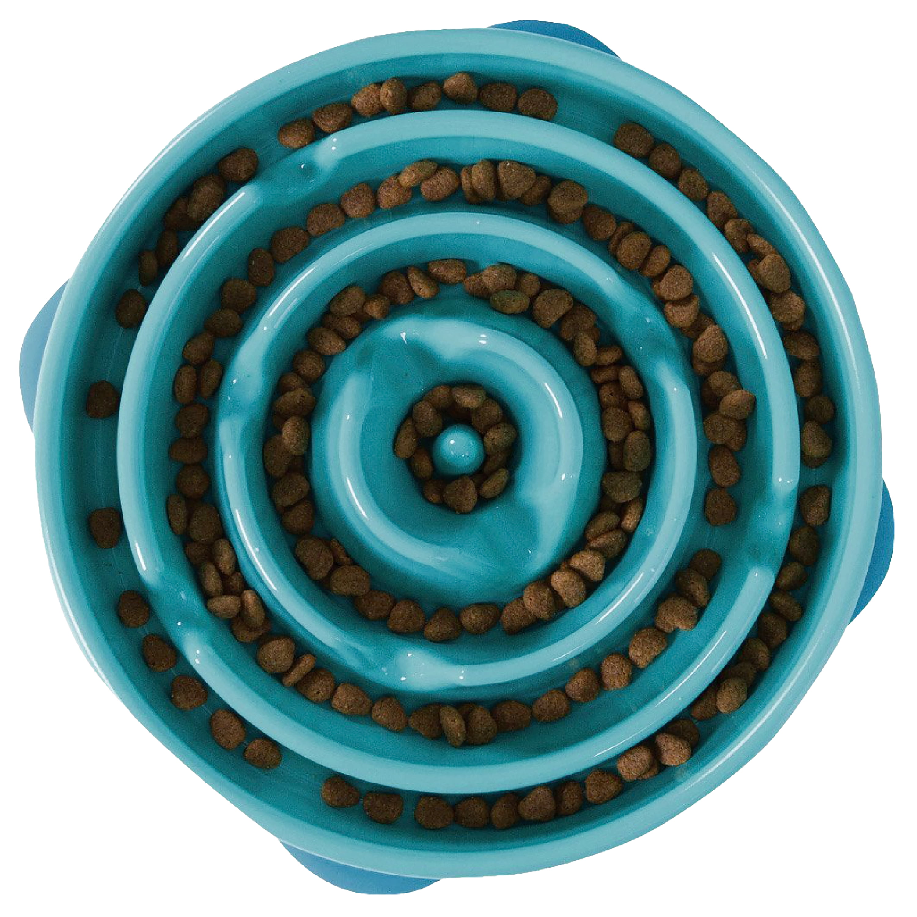 Outward Hound Fun Feeder Slo Bowl, Large, 4 Cups, Turquoise, Slow ...