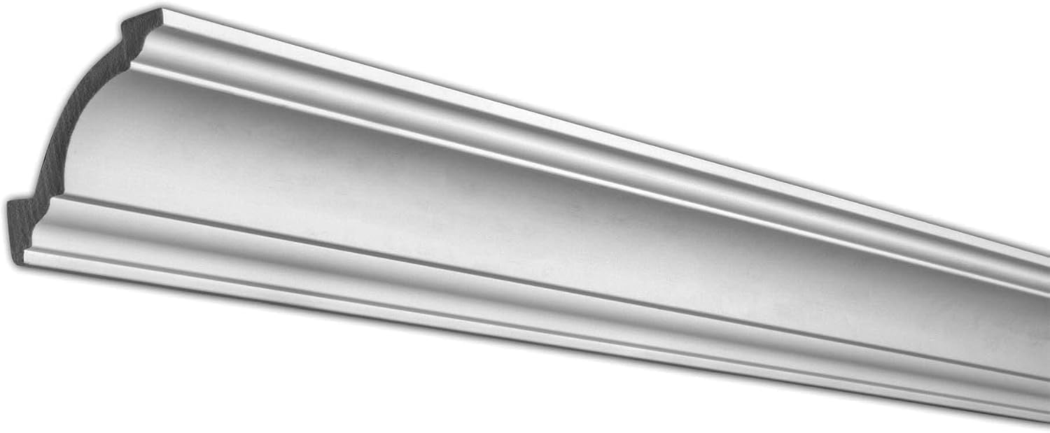 Outwater 4-1/2 inch x 3-1/8 inch x 3-1/8 inch x 96 inch Crown Moulding ...