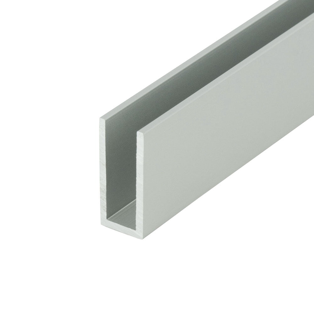 Outwater Alu1257-S Satin Finish 9/32 Inch Inside Dimension Aluminum U ...