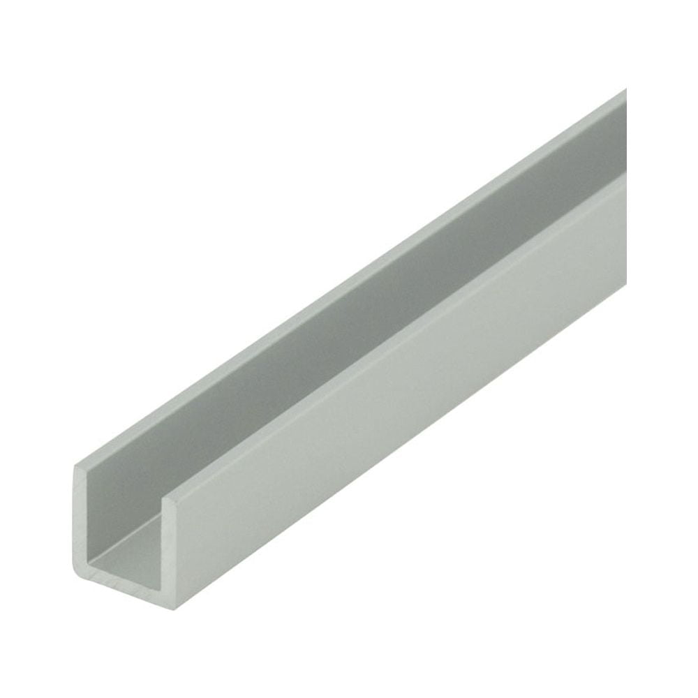 Outwater Alu257-S Clear Anodized 1/4 Inch Inside Dimension Aluminum U ...