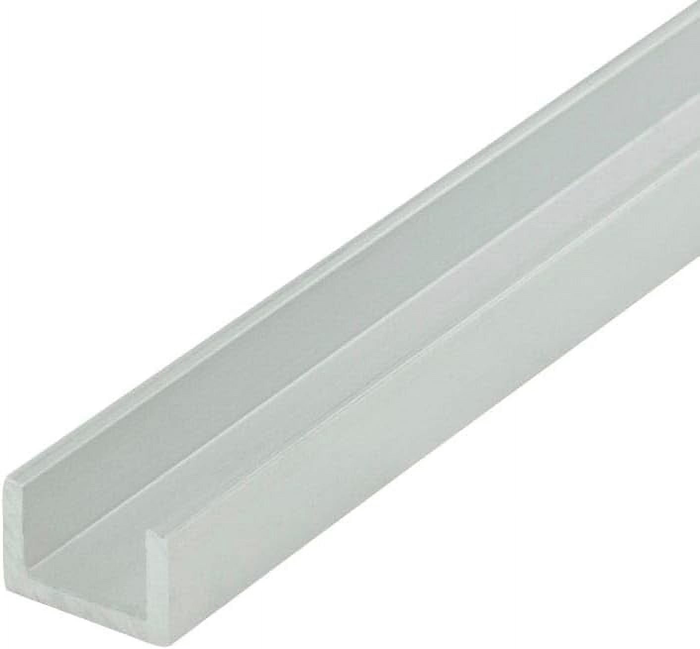Outwater Alu57-M Mill Finish 3/8 Inch Inside Dimension Aluminum U ...