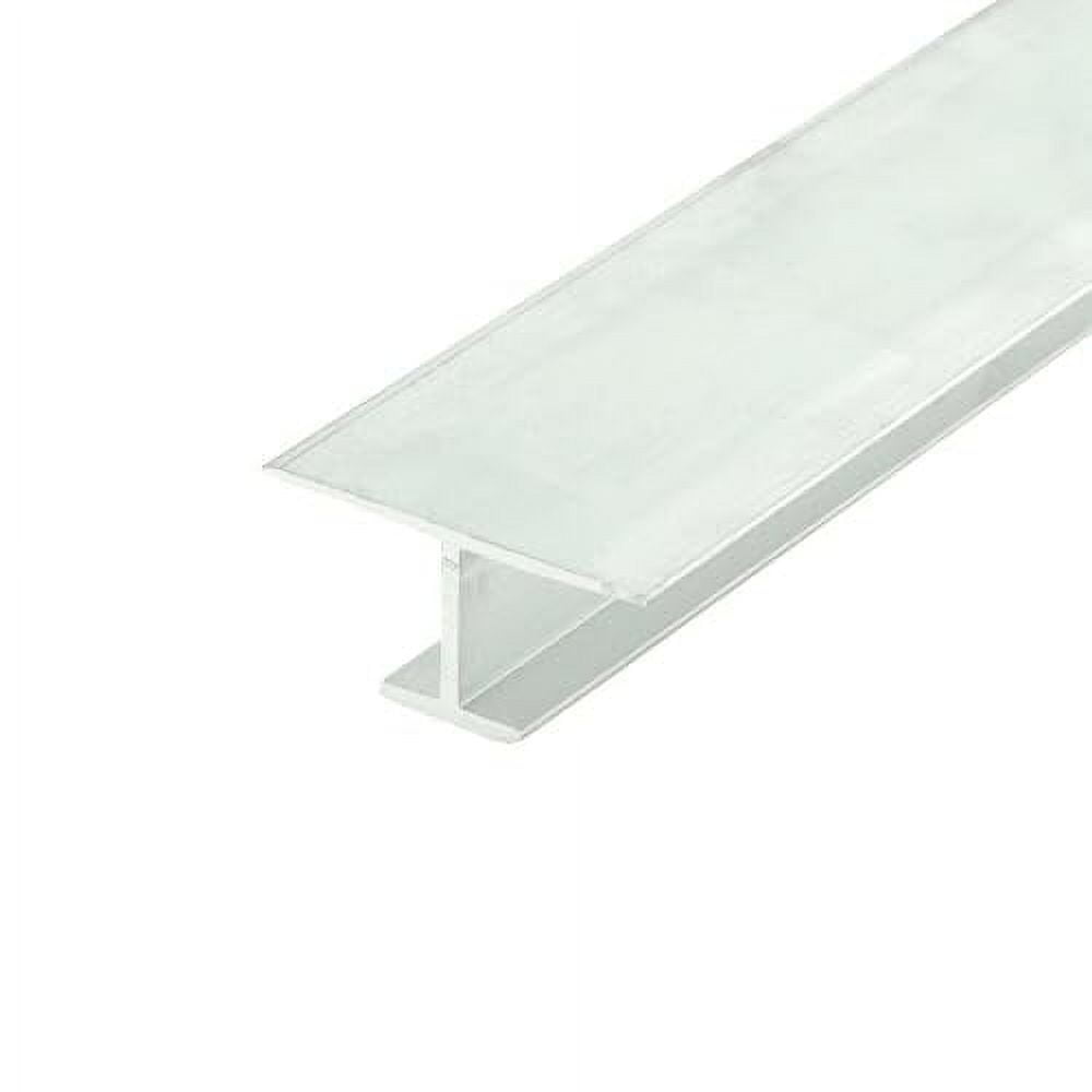 Outwater Aluminum H Channel Fits Material 1/2 Inch Thick Mill Finish ...