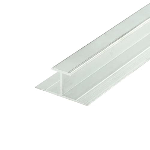 Outwater Aluminum H Channel Fits Material 1/2 Inch Thick Mill Finish ...