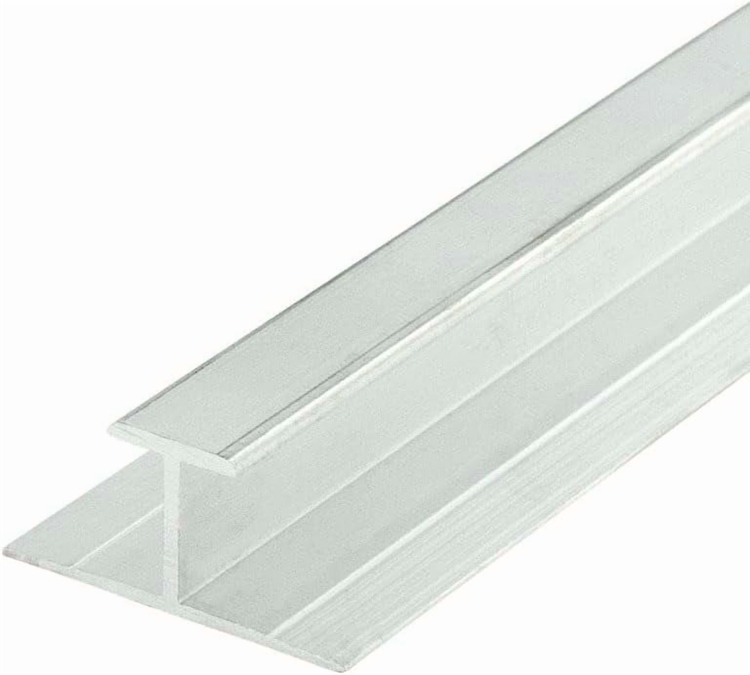 Outwater Aluminum H Channel Fits Material 1/2 Inch Thick Mill Finish ...