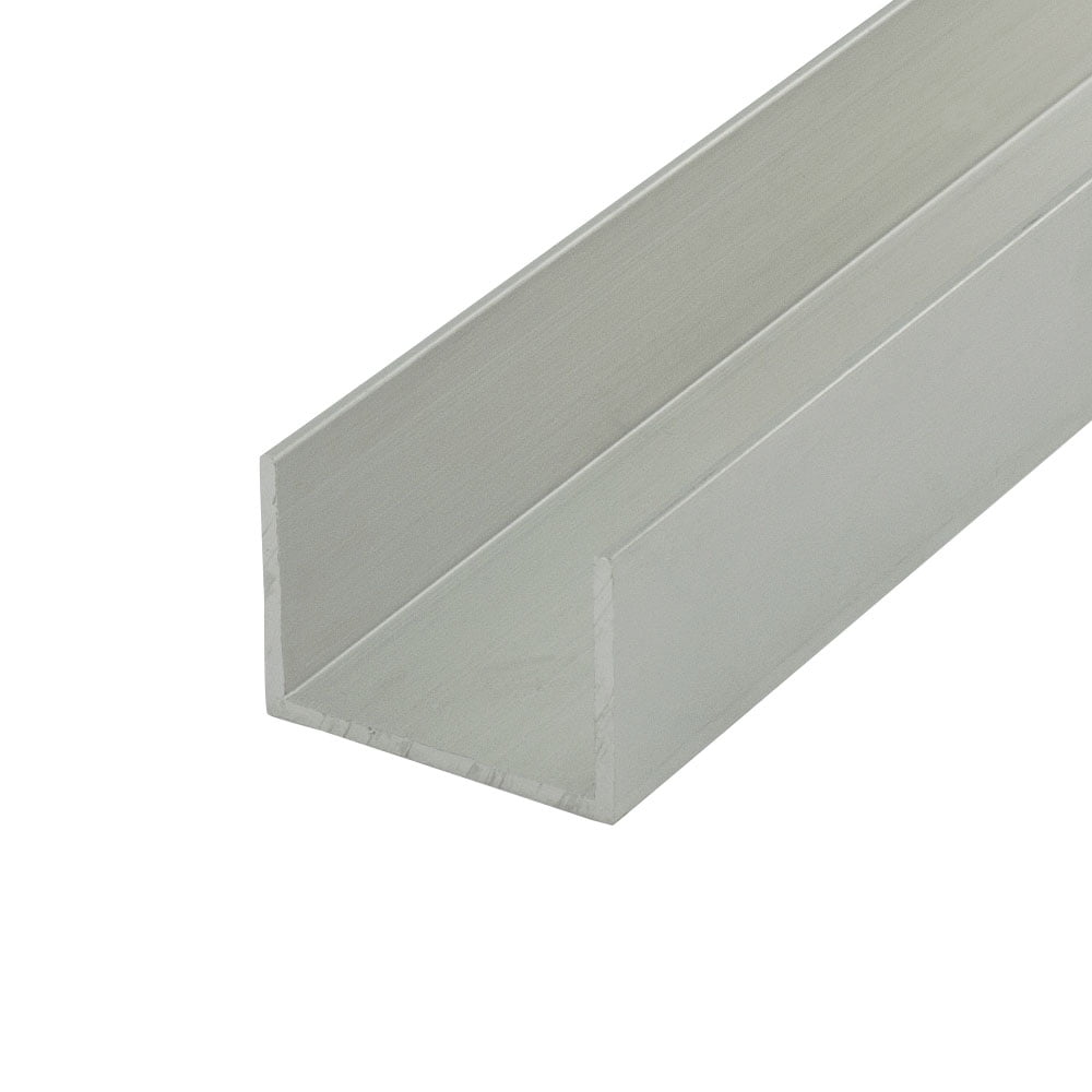 Outwater Mill Finish 1'' Inside Dimension Aluminum U-Channel 46 ...