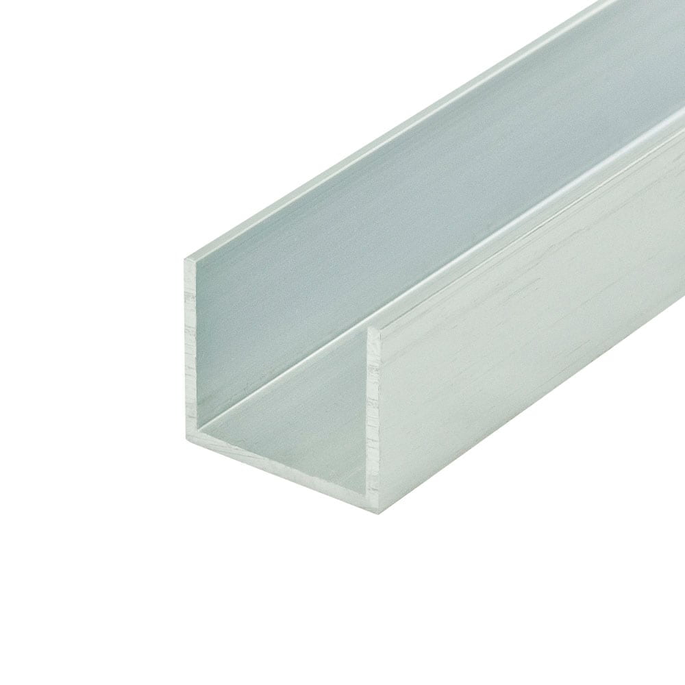 Outwater Mill Finish 3/4'' Inside Dimension Aluminum U-Channel 36 ...