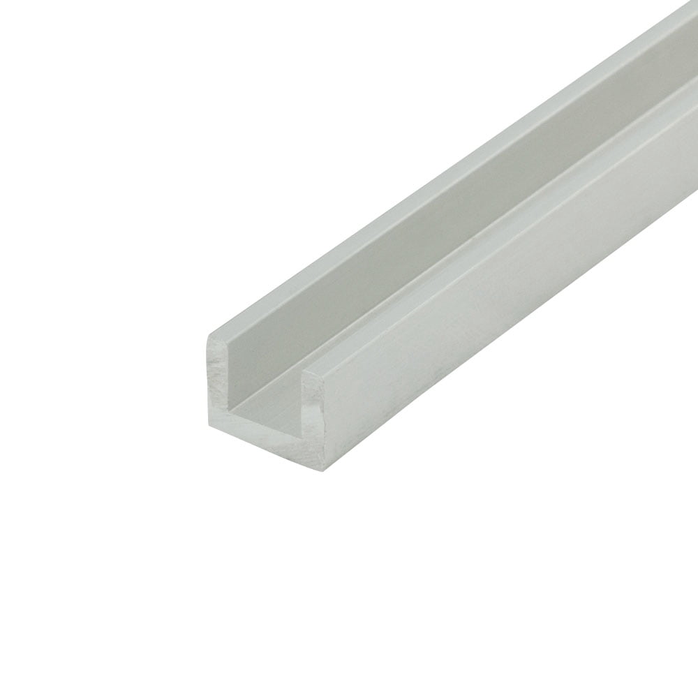 Outwater Mill Finish 5/16'' Inside Dimension Aluminum U-Channel 48 ...