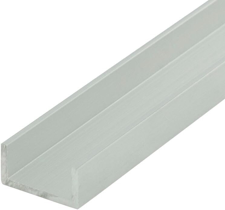 Outwater Mill Finish 5/8'' Inside Dimension Aluminum U-Channel 36 ...
