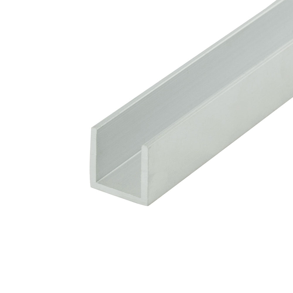 Outwater Mill Finish 7/16'' Inside Dimension Aluminum U-Channel 46 ...