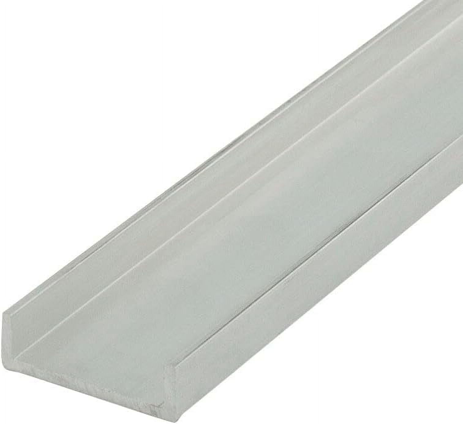 Outwater Mill Finish 7/8'' Inside Dimension Aluminum U-Channel 46 ...