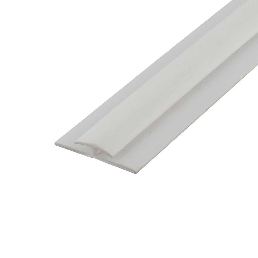 Outwater Plastic H Channel Fits Material 1/16 Inch Thick White Styrene ...