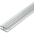 Outwater Plastic H Channel Fits Material 1/4 Inch Thick Clear Butyrate ...