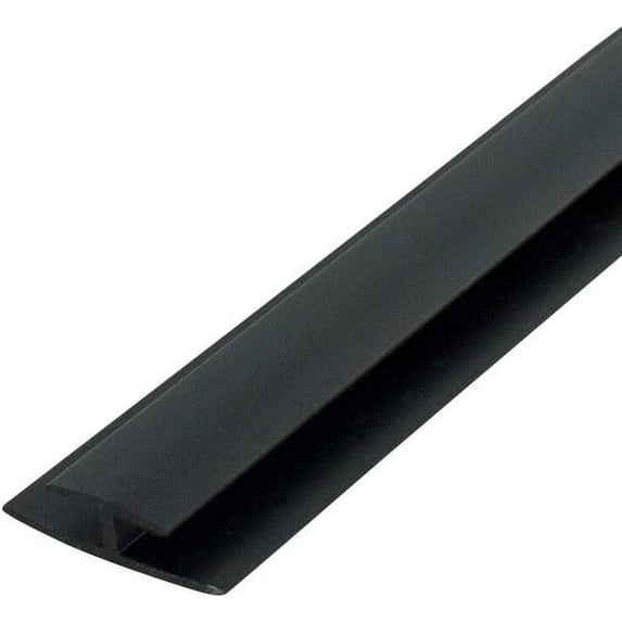 Outwater Plastic H Channel Fits Material 1/8 Inch Thick Black ABS ...