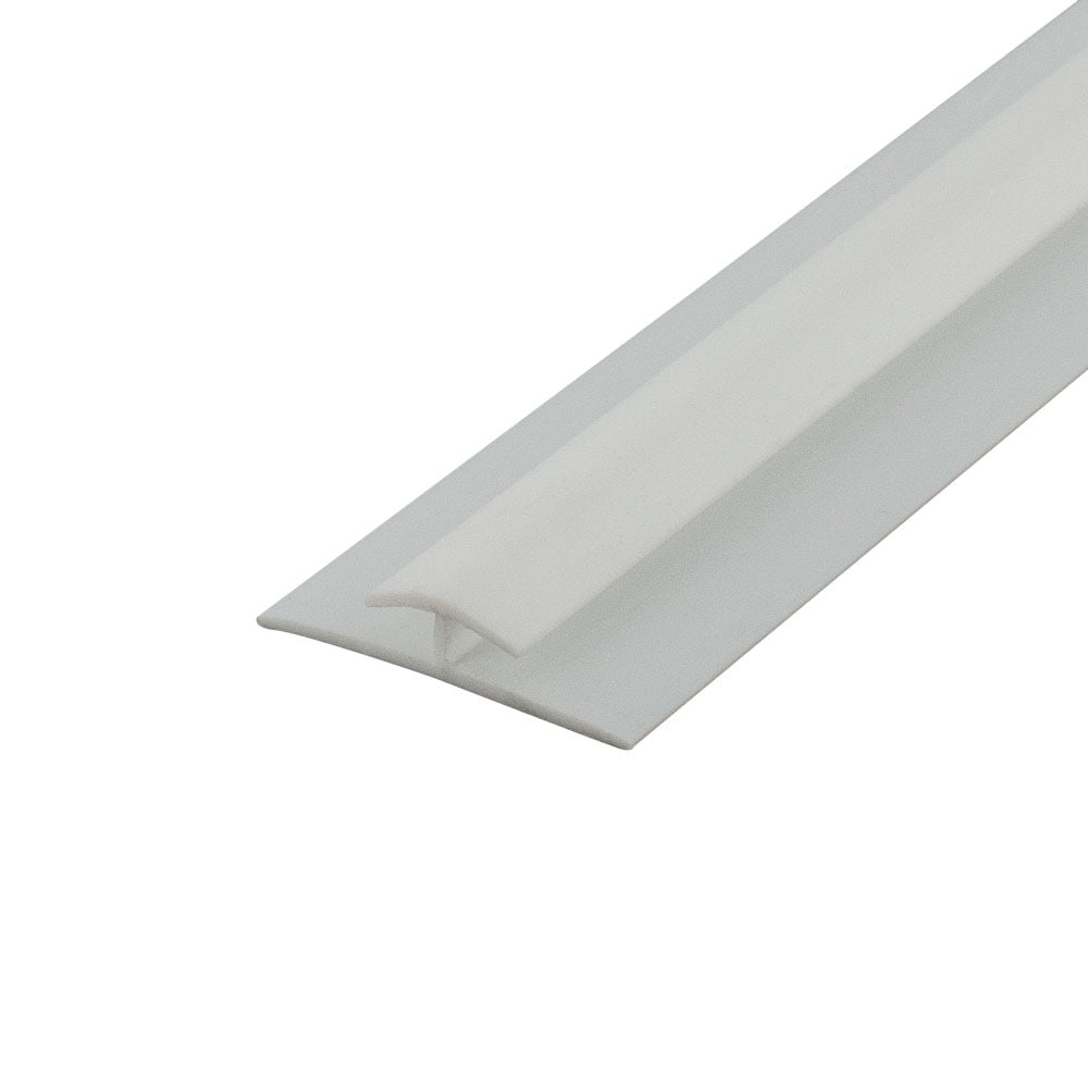 Outwater Plastic H Channel Fits Material 1/8 Inch Thick White Styrene ...