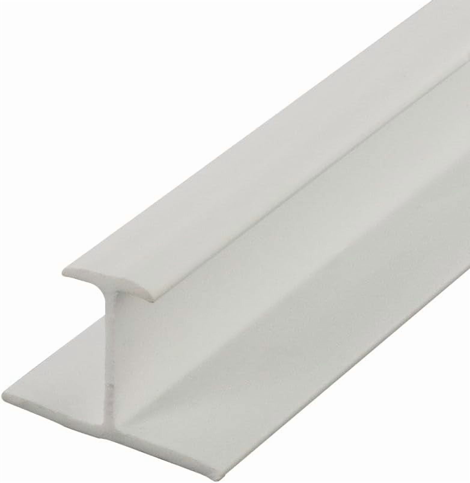 Outwater Plastic H Channel Fits Material 3/4 Inch Thick White Styrene ...