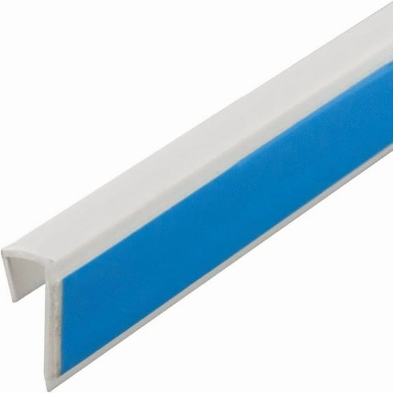 Outwater Plastic J Channel Fits Material 1/4 Inch Thick White Styrene ...