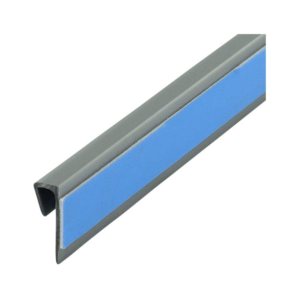 Outwater Plastic J Channel Fits Material 1/8 Inch Thick Silver PVC Cap ...