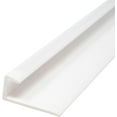 Outwater Plastic J Channel Fits Material 3/8 Inch Thick White Styrene ...