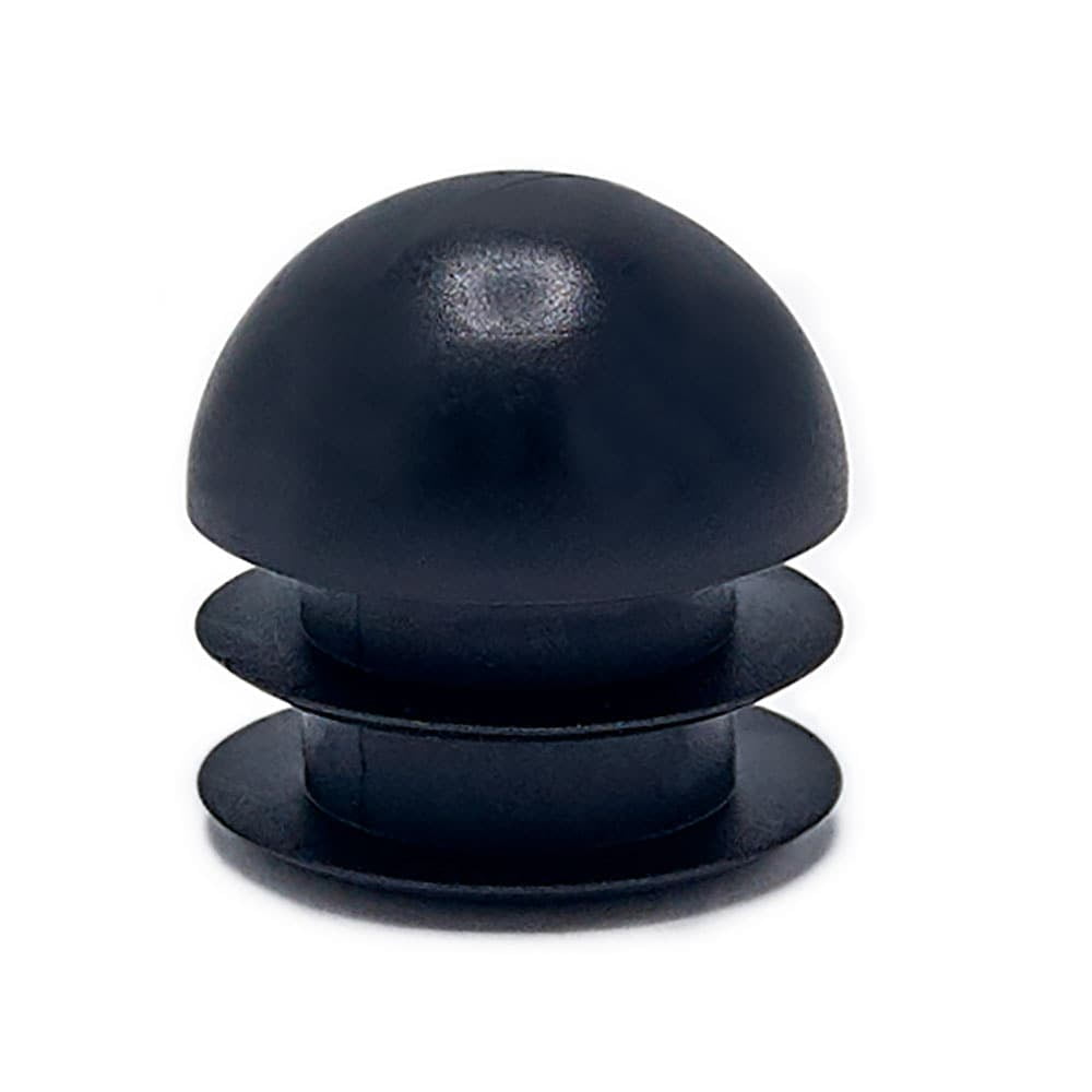 Outwater Plastic Round Dome End Cap for Tubing (8 Pcs.) | 1" Dia. Tube ...