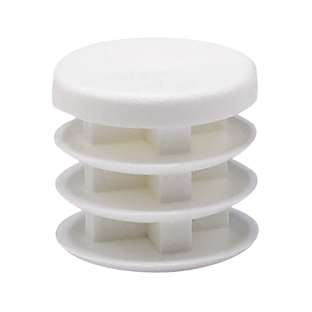 Outwater Plastic Round End Cap for Tubing (12 Pcs.) | 5/8" Dia. Tube ...