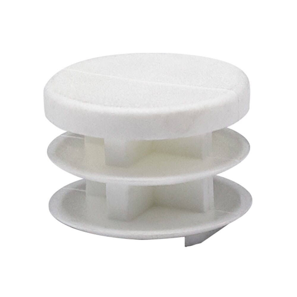 Outwater Plastic Round End Cap for Tubing (50 Pcs.) | 3/4" Dia. Tube ...