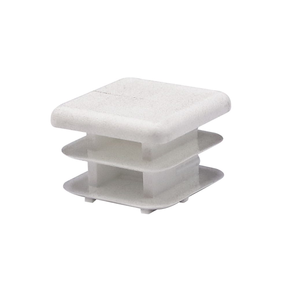 Outwater Plastic Square End Cap for Tubing (100 Pcs.) | 7/8" Tube Plug ...