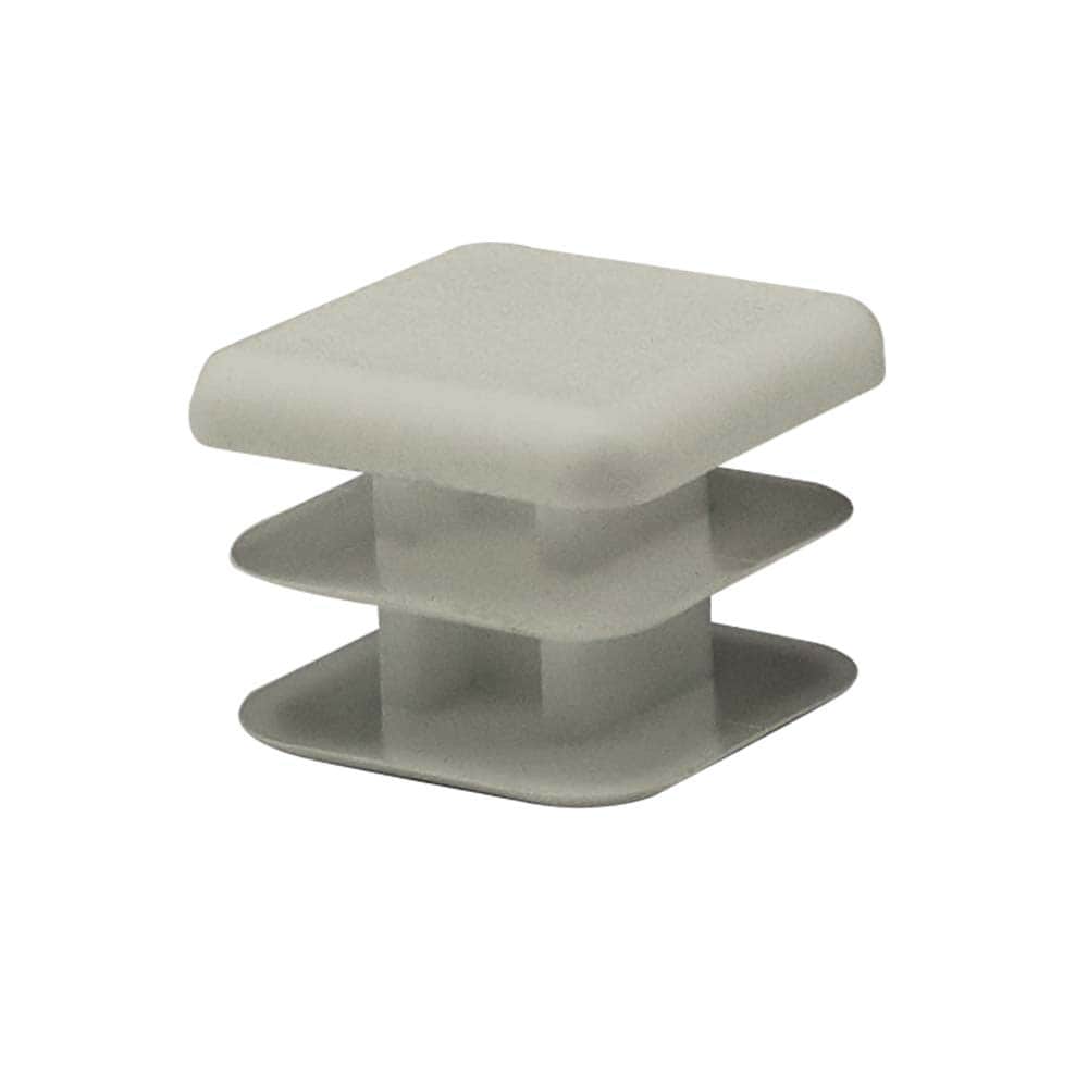 Outwater Plastic Square End Cap for Tubing (12 Pcs.) | 1" Tube Plug ...
